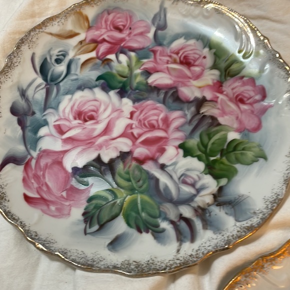 Ucagco | Dining | Vintage Ucagco Hand Painted Plates Set Of 3 | Poshmark